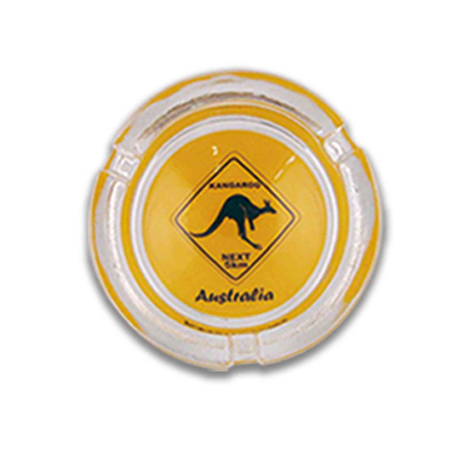 Ash Tray Glass Road Sign