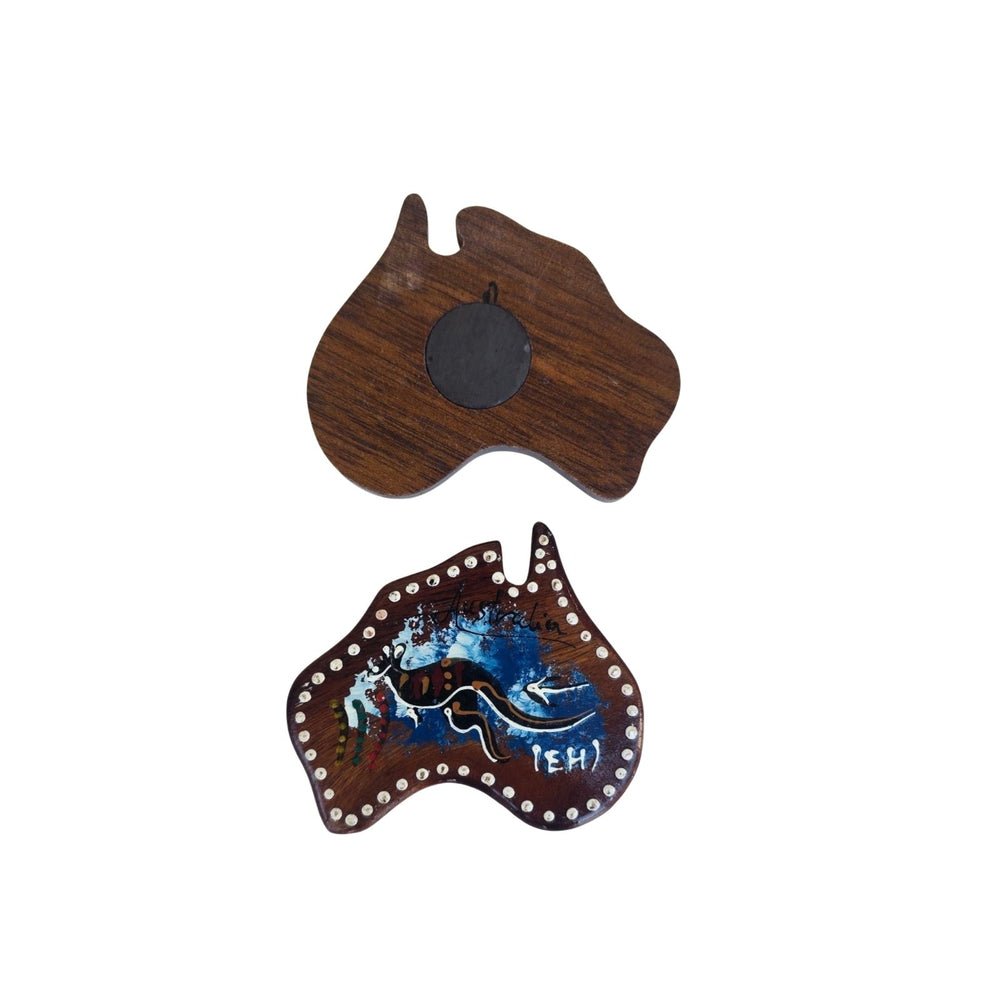 Australian Map Shaped Fridge Magnet