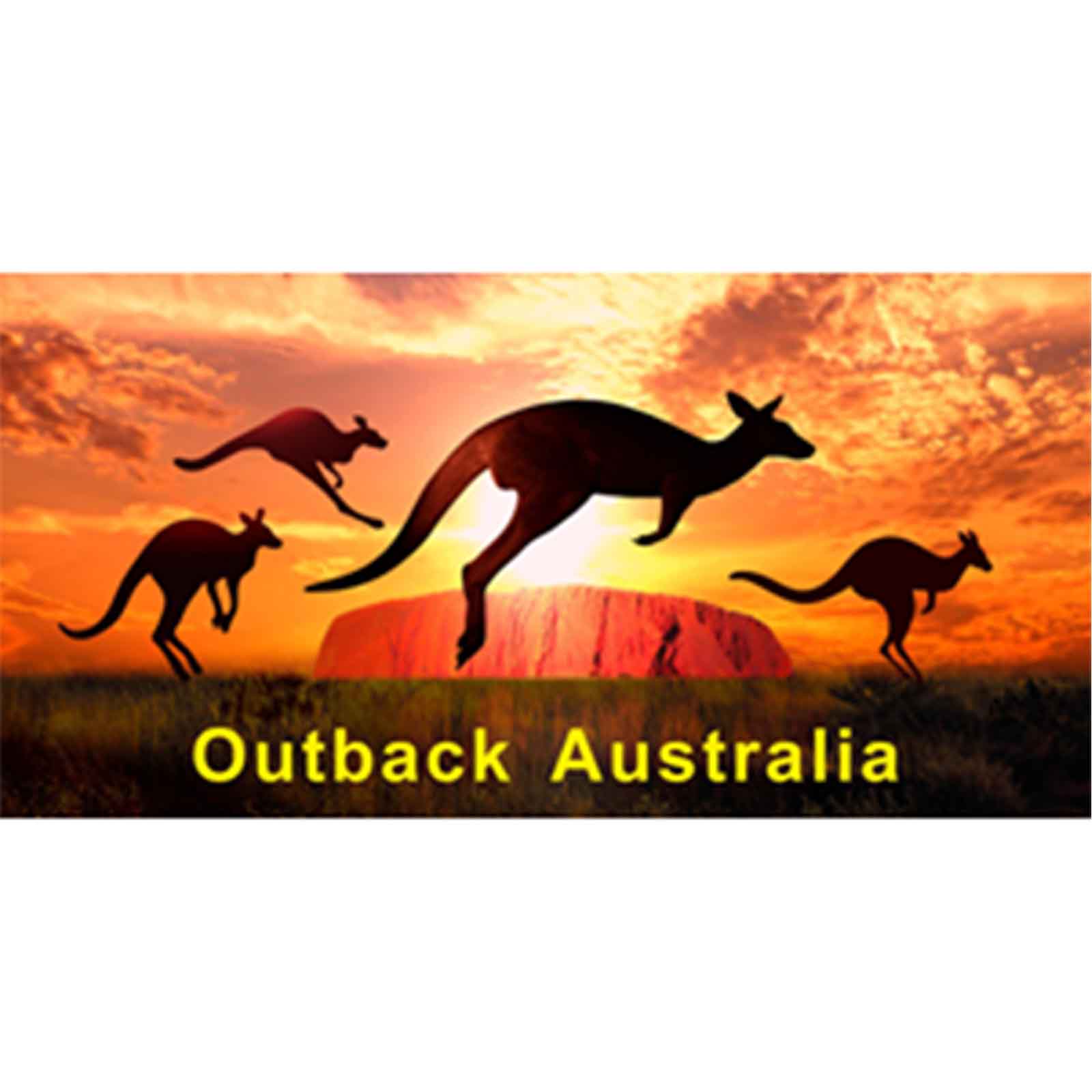 Beach-Towel AUS Outback Roo