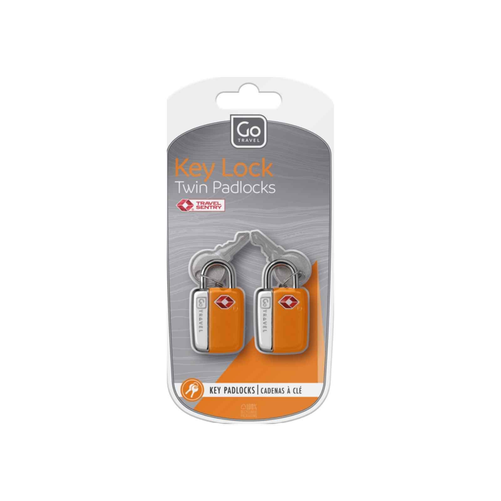 Go Travel TSA Key Padlocks 2pk Orange