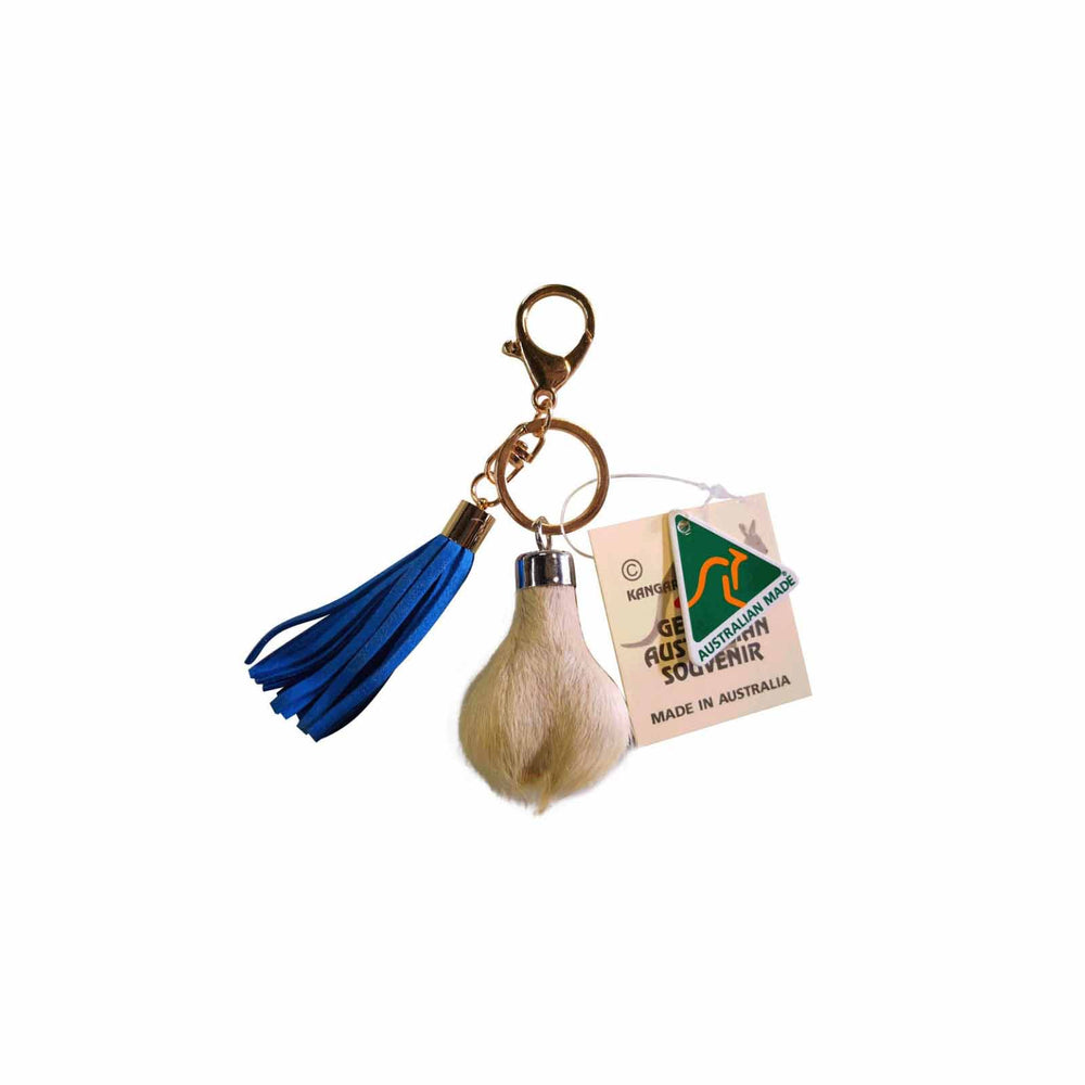 Kangaroo Scrotum Keyring Coloured