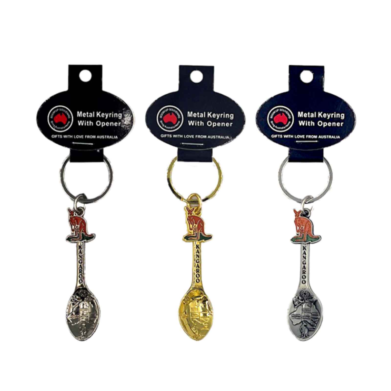 Key Ring Tea Spoon Kangaroo
