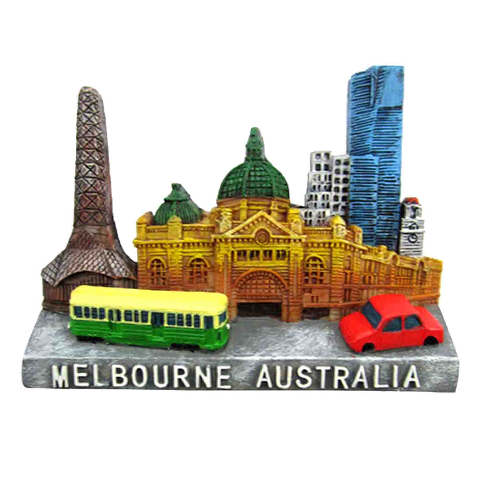 Magnet Resin Melbourne Tram & Car
