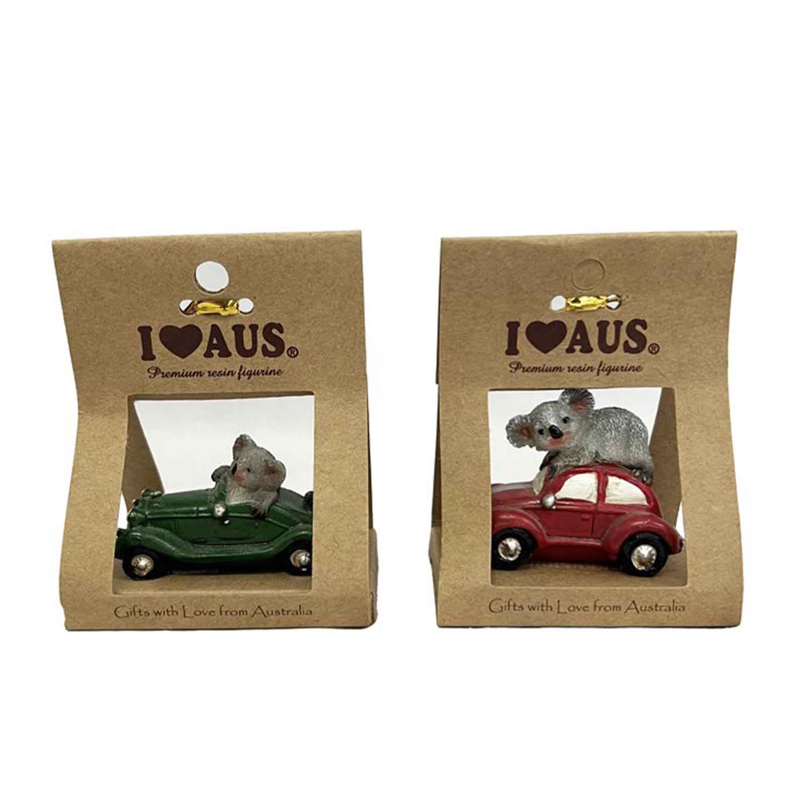 Resin Ornament Koala Driving