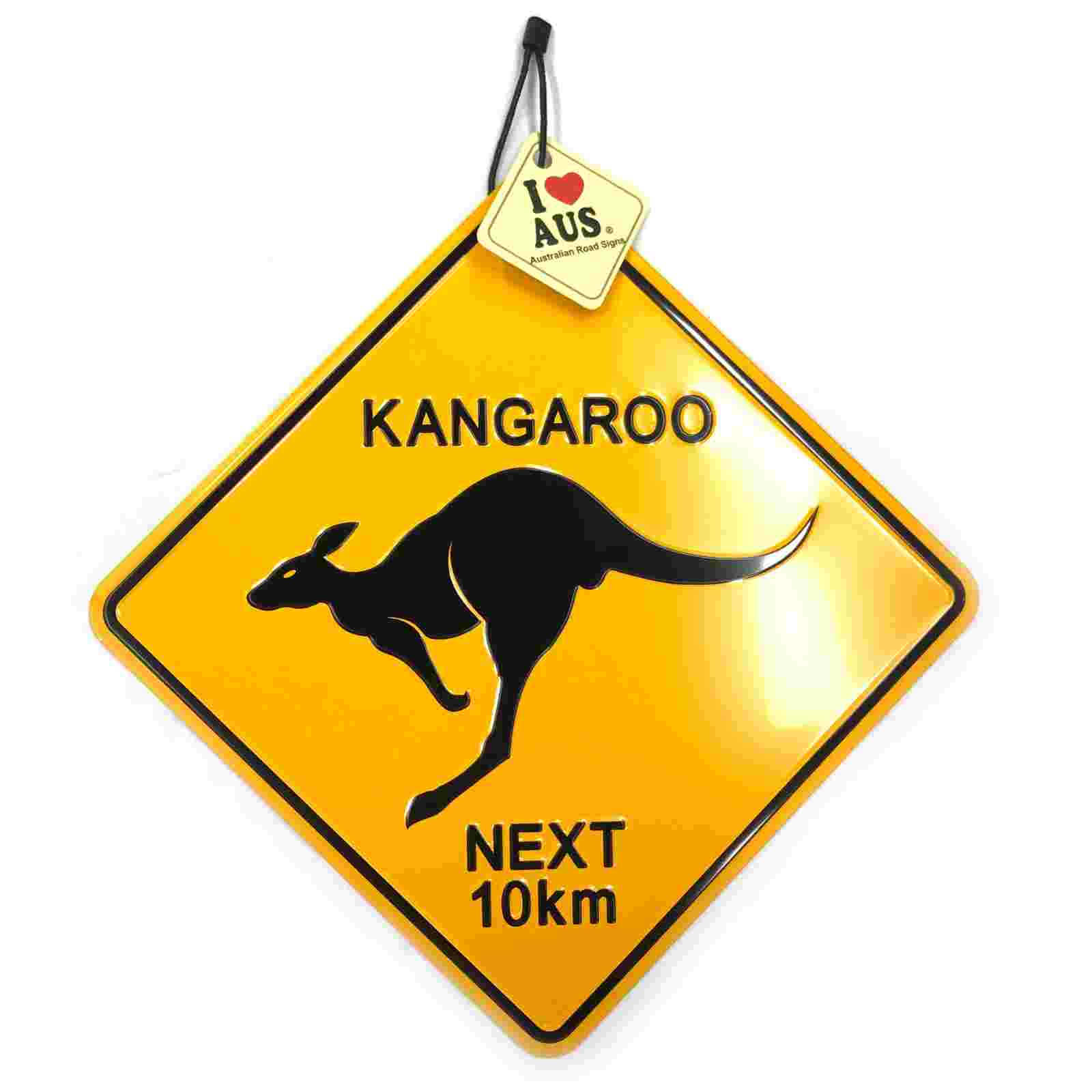 Road Sign Metal Large Kangaroo