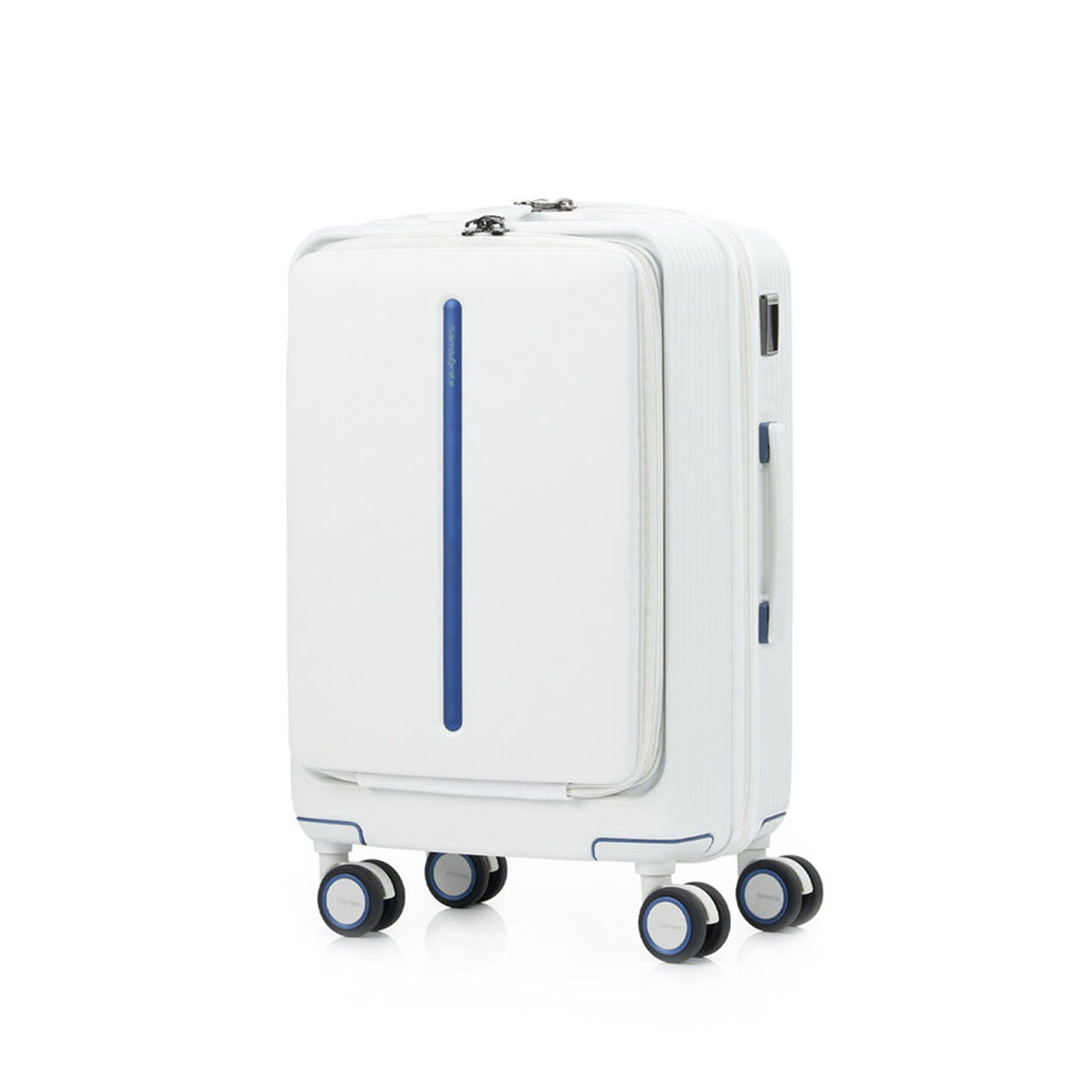 Samsonite Beamix 55cm Front Pocket Suitcase White