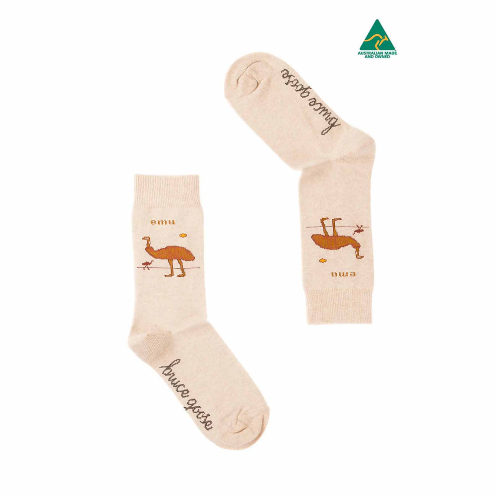 Socks Emu Oat