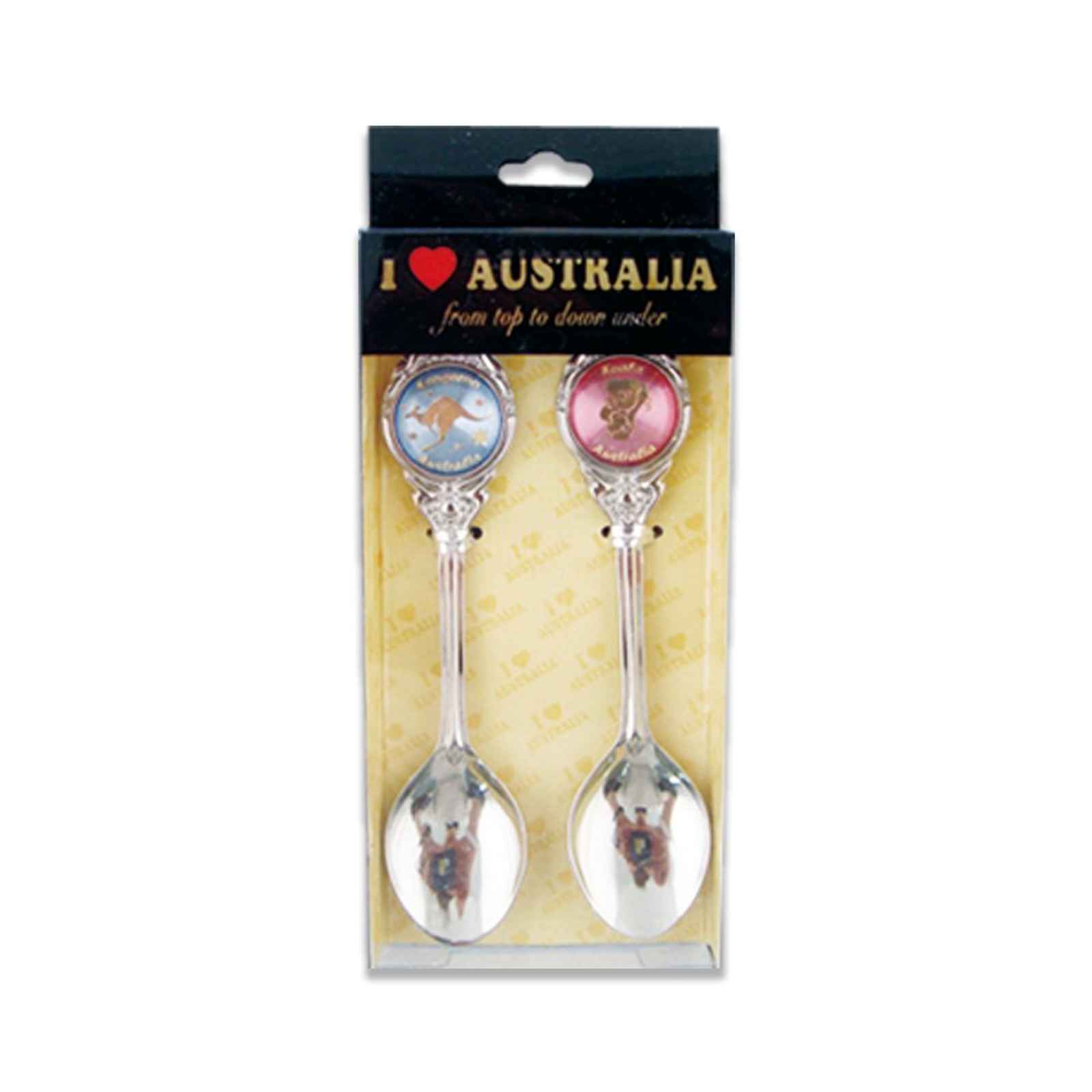 Spoon Set 2 Pcs Kangaroo & Koala