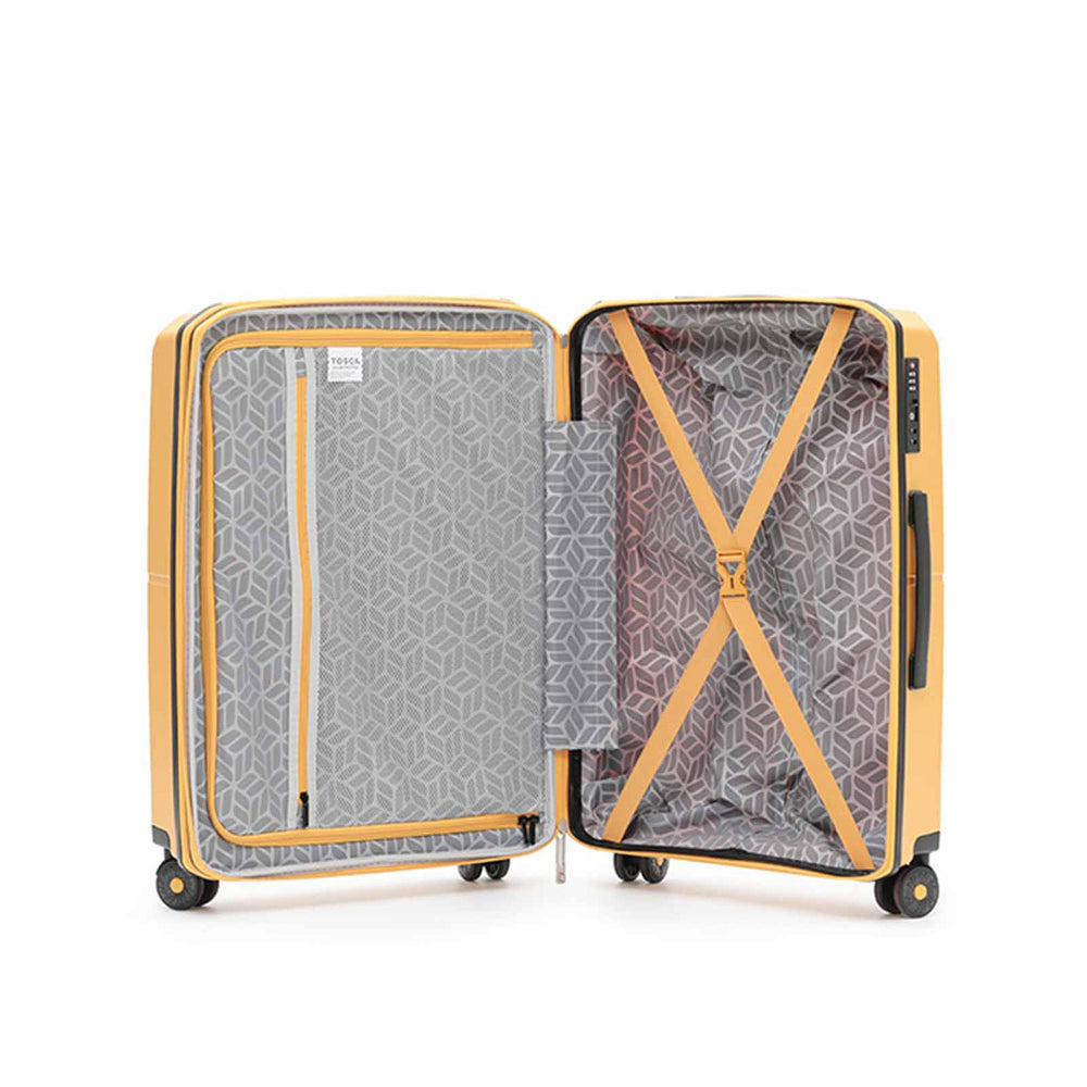 Tosca Globetrotter 20 Inch Carry-On Suitcase Gold