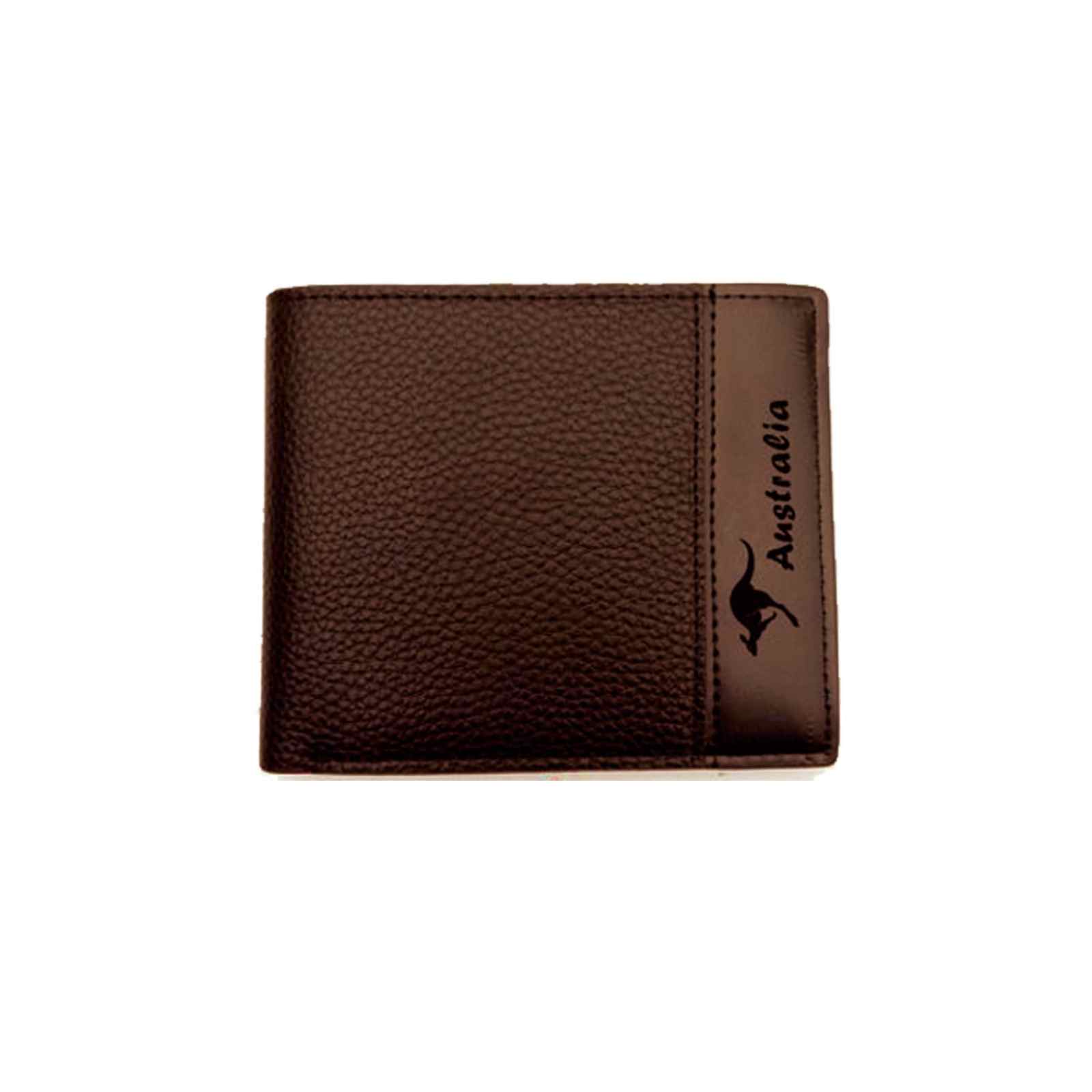Wallet Side Logo Kangaroo Brown