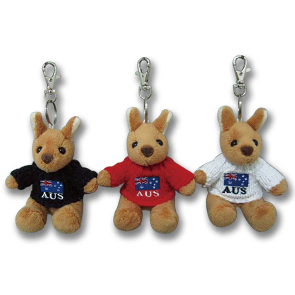 Key Chain Kangaroo Knit AUS Flag